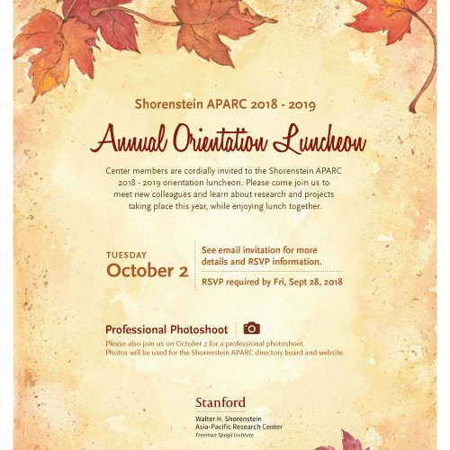 Fsi Shorenstein Aparc Annual Photoshoot And Luncheon