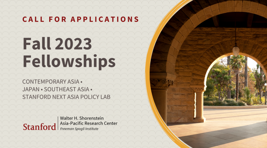 FSI | Shorenstein APARC - APARC Invites Fall 2023 Asia Studies ...
